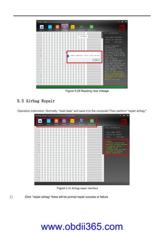 CN200 Airbag, ECU and Mileage Programmer User Manual | PDF