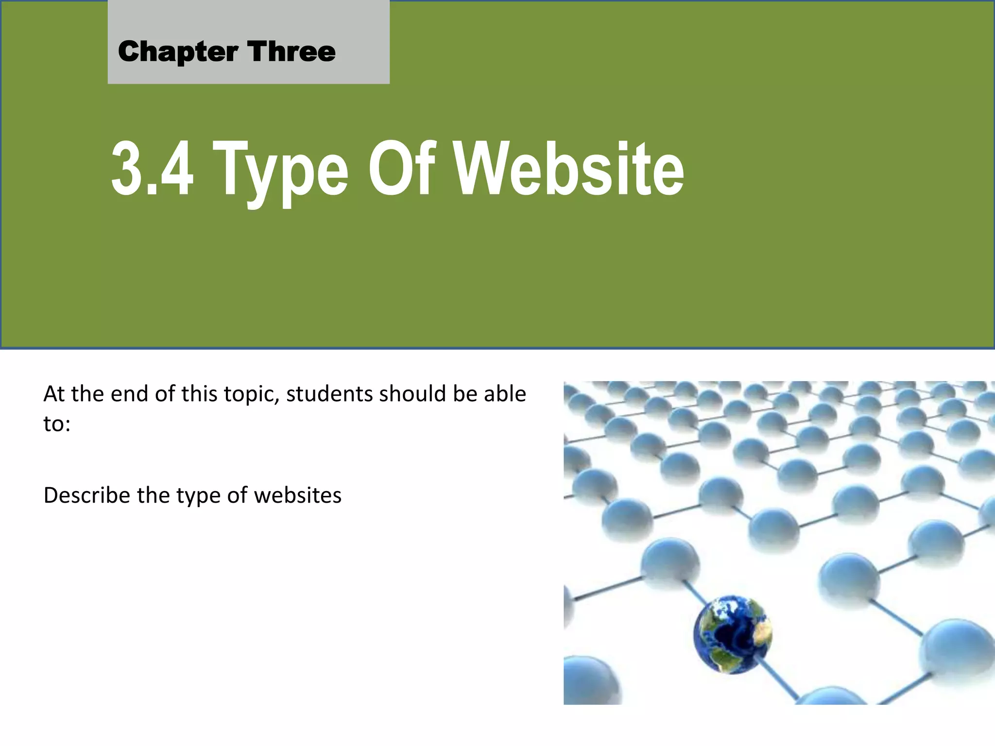 3.4 Type of Website | PPTX