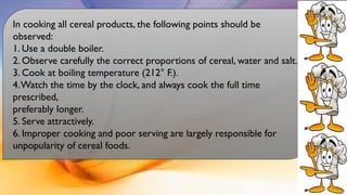 METHODS OF COOKING CEREAL AND STARCHES.pptx