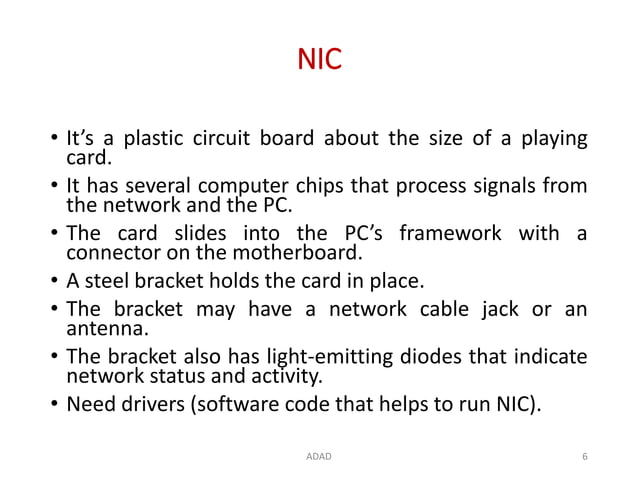 Basics Of Computer Network Device Pptx Computer Networking Computing