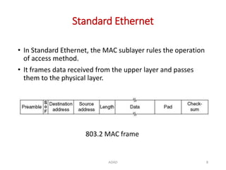 Ethernet, Point-to-Point Protocol, ARP | PPTX | Computer Networking | Computing