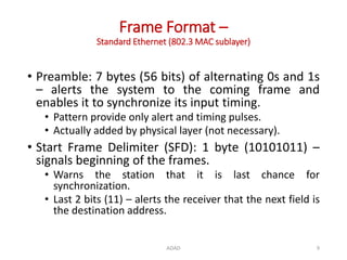Ethernet, Point-to-Point Protocol, ARP | PPTX | Computer Networking | Computing