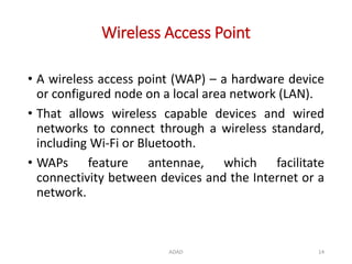 Wireless Technologies and Standards | PPTX