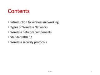 Wireless Technologies and Standards | PPTX