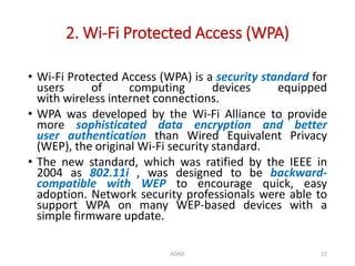 Wireless Technologies and Standards | PPTX