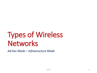 Wireless Technologies and Standards | PPTX