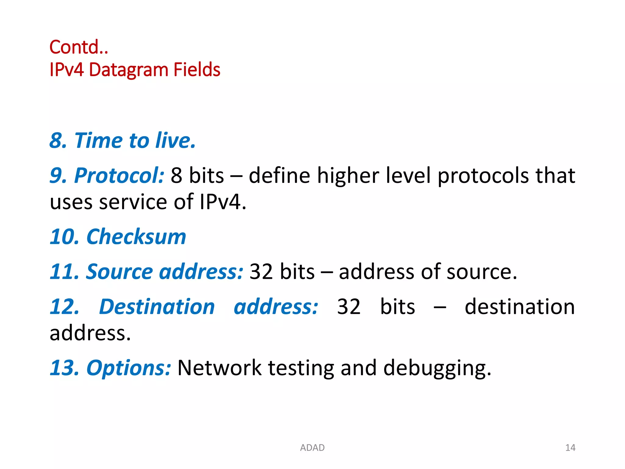 Basics of Network Layer and Transport Layer | PPT