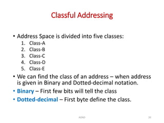 Basics of Network Layer and Transport Layer | PPTX