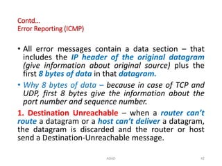 Basics of Network Layer and Transport Layer | PPTX