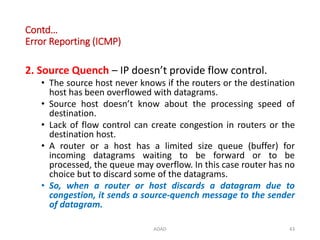 Basics of Network Layer and Transport Layer | PPTX