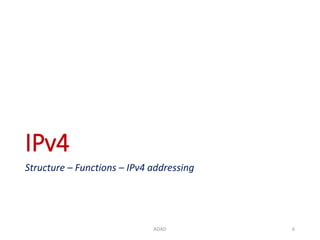 Basics of Network Layer and Transport Layer | PPTX