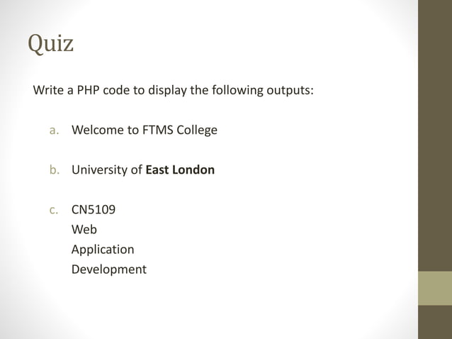 Web Application Development Using Php Chapter 1 Pptx Web