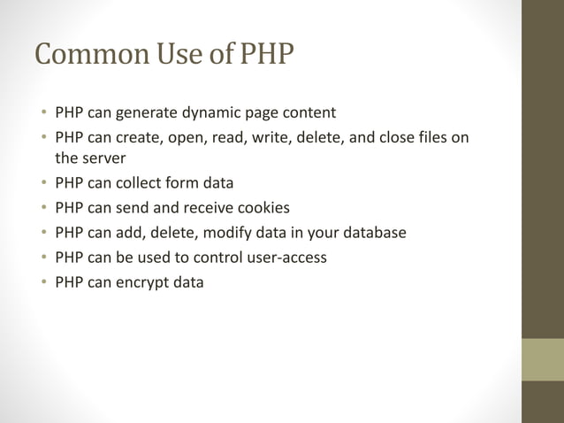 Web Application Development using PHP Chapter 1 | PPT Web Application Development using PHP Chapter 1 | PPT
