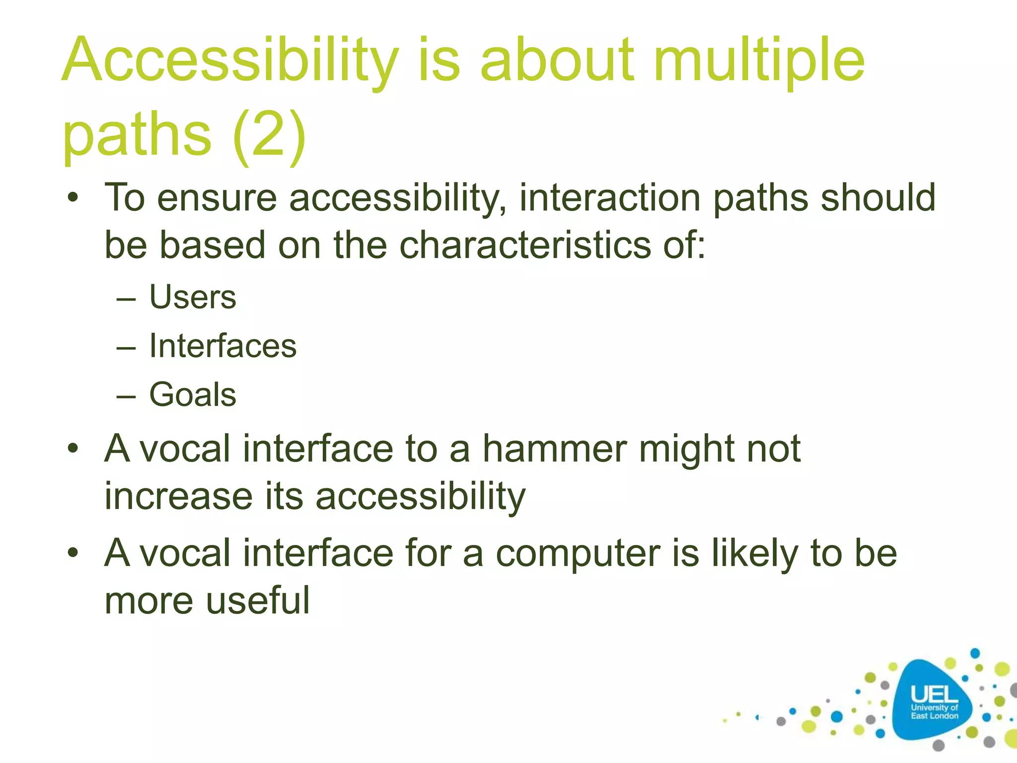 Accessibility introduction | PPTX