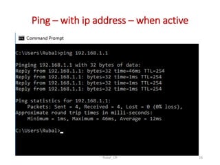 Troubleshooting Network and Network Utilities | PPTX