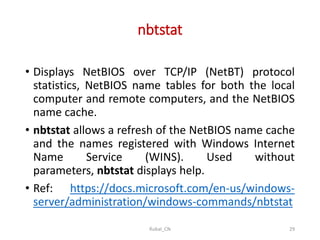 Troubleshooting Network and Network Utilities | PPTX