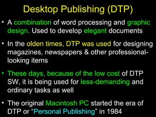 Word processing-dtp | PPT