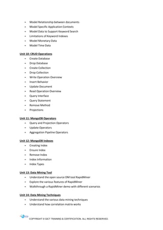 Certified NoSQL MongoDB (CNA) | PDF