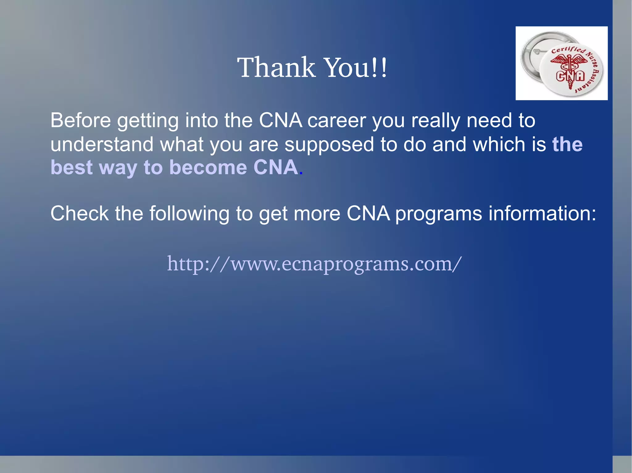Cna-certified nursing assistant | PPT