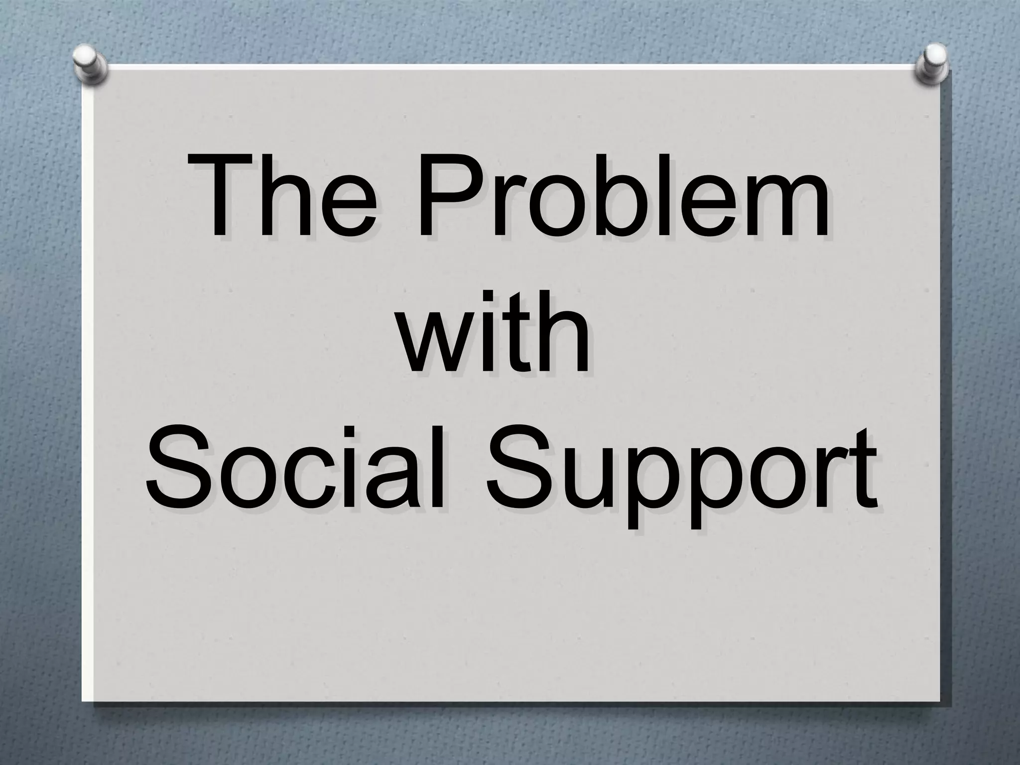 Social Support | PPT