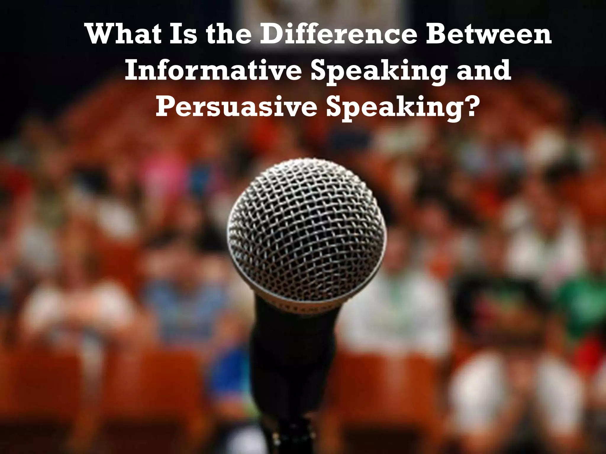 Informative Speech | PPT