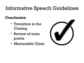 Informative Speech | PPT
