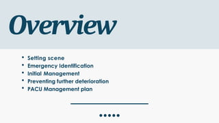 perioperative acute airway obstruction management | PPTX