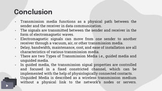 Transmission Media. (Computer Networks) | PDF