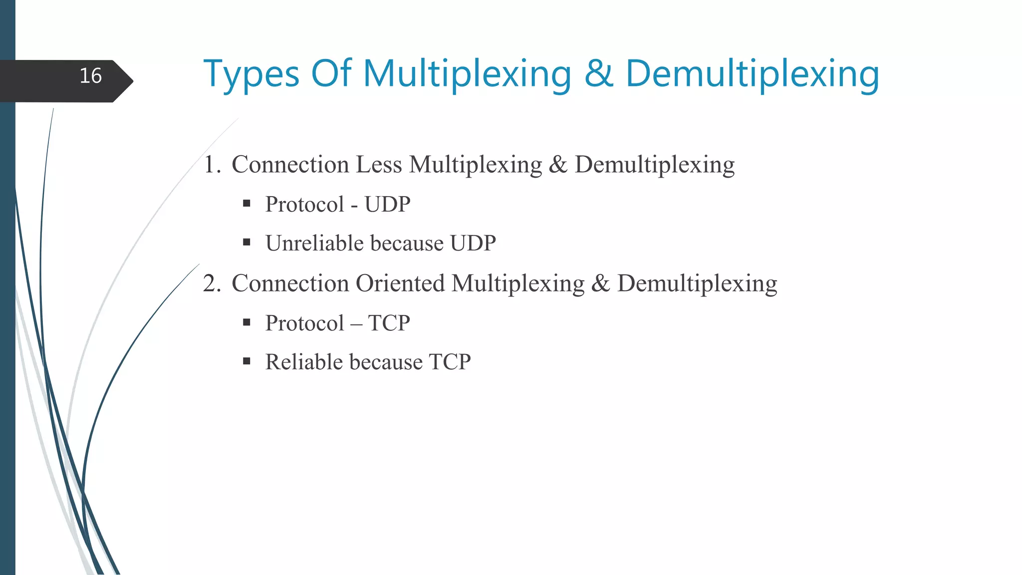 Transport Layer Services : Multiplexing And Demultiplexing | PPTX