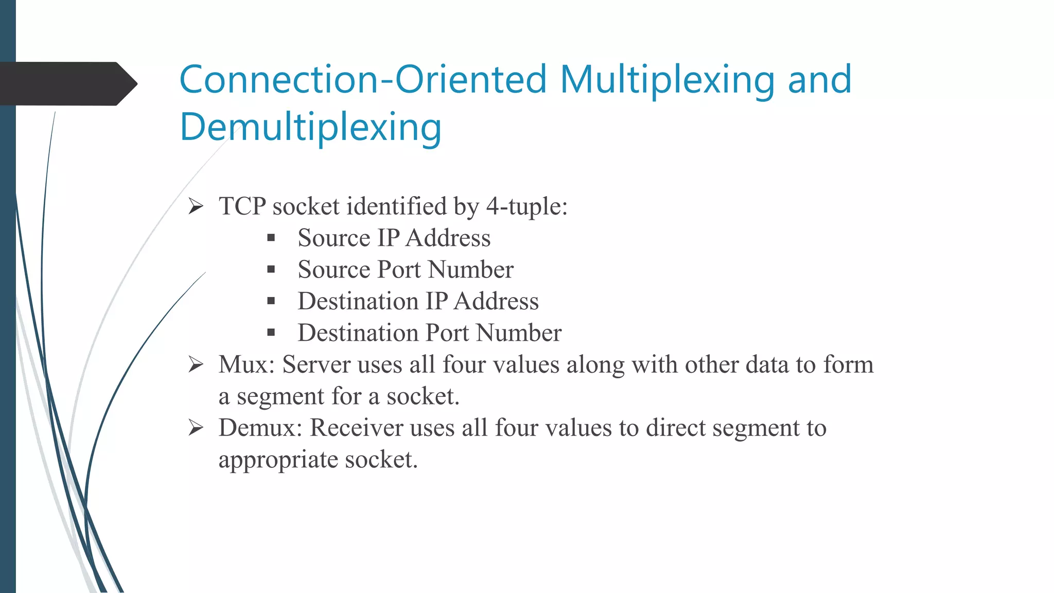 Transport Layer Services : Multiplexing And Demultiplexing | PPTX