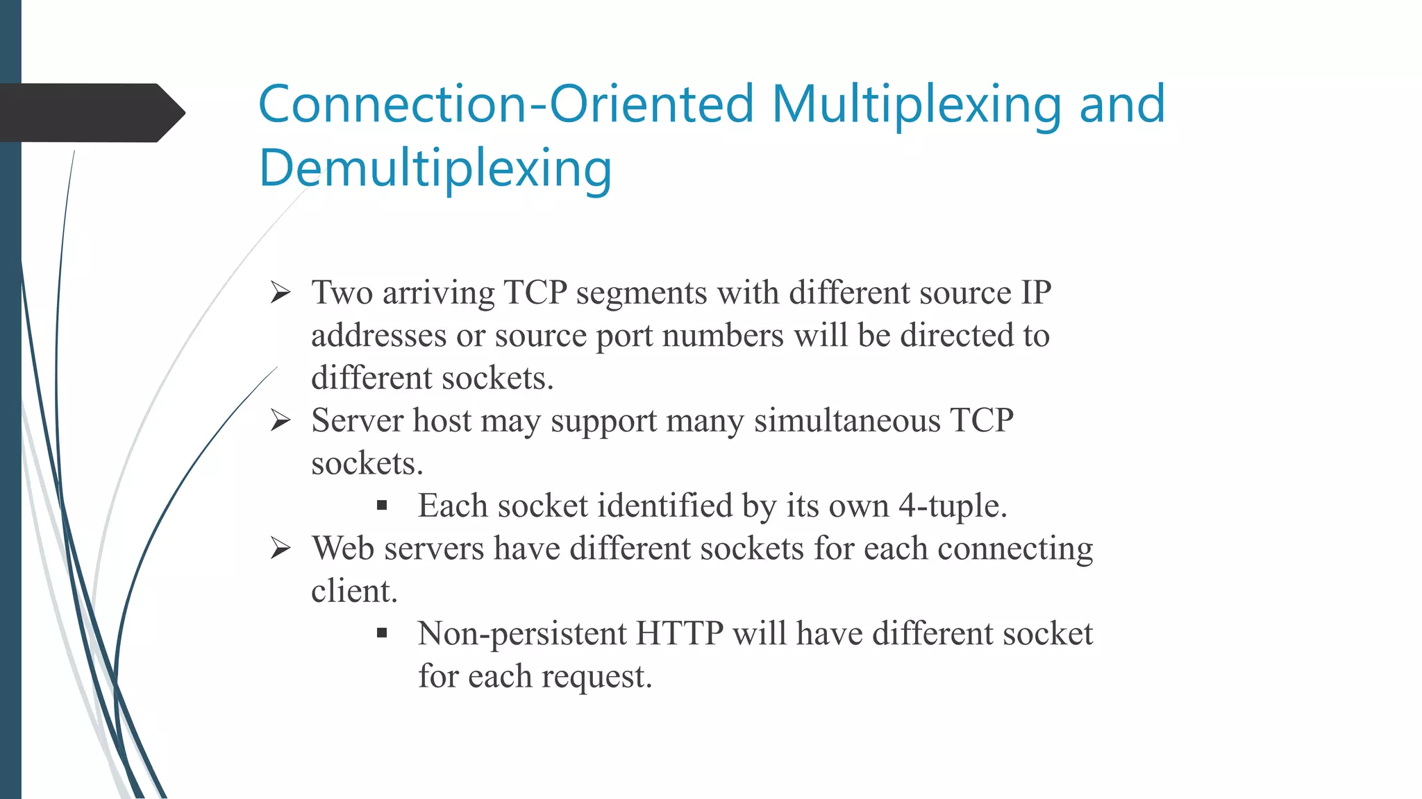 Transport Layer Services : Multiplexing And Demultiplexing | PPTX