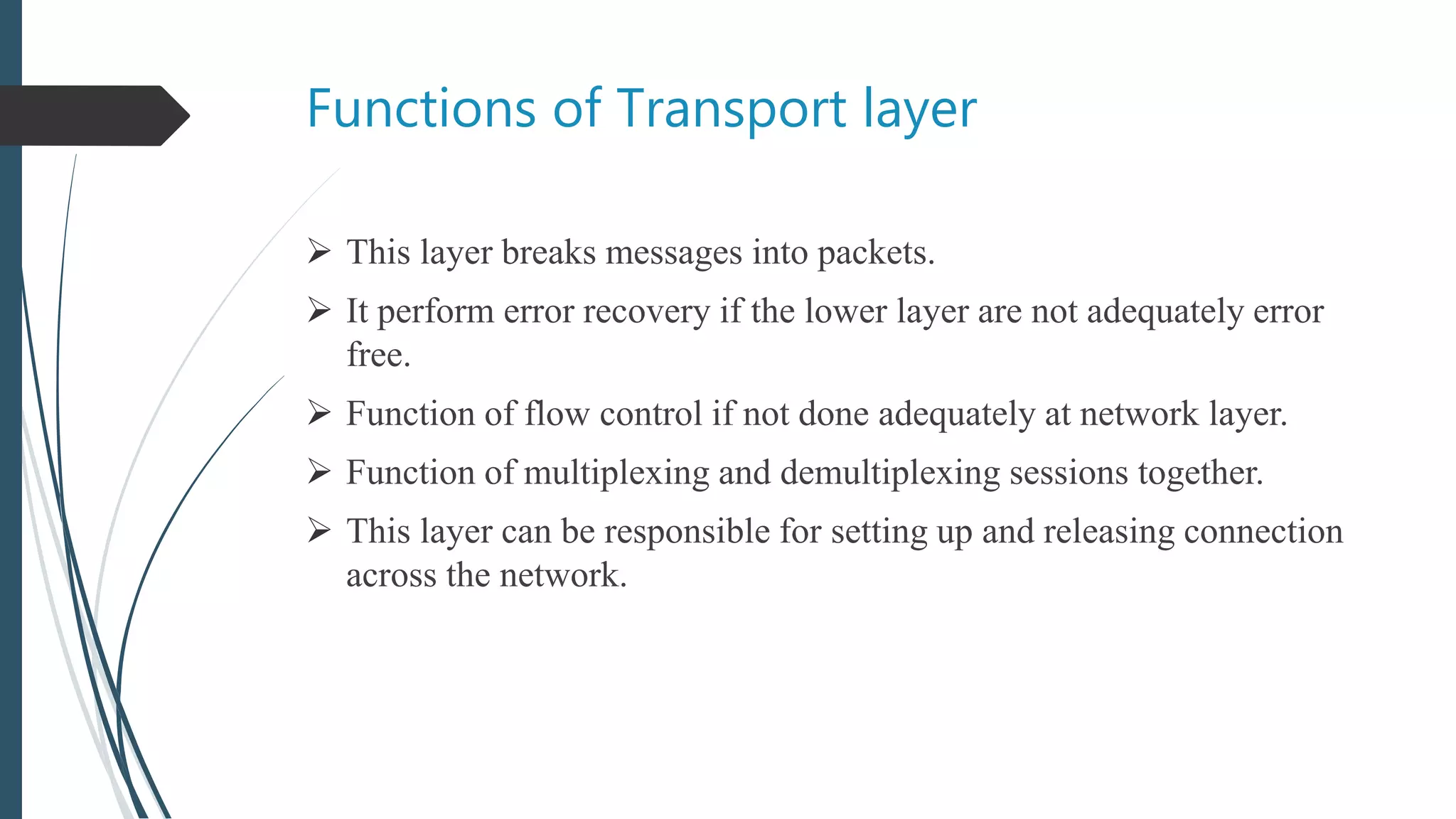 Transport Layer Services : Multiplexing And Demultiplexing | PPTX
