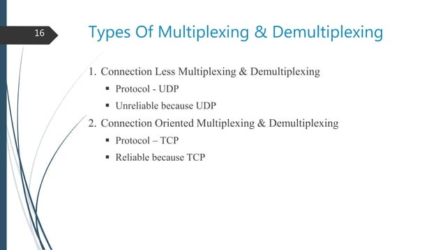 Transport Layer Services : Multiplexing And Demultiplexing | PPTX | Computer Networking | Computing