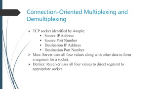 Transport Layer Services : Multiplexing And Demultiplexing | PPTX