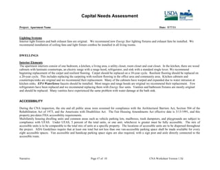 Capital Needs Assessment Example | PDF
