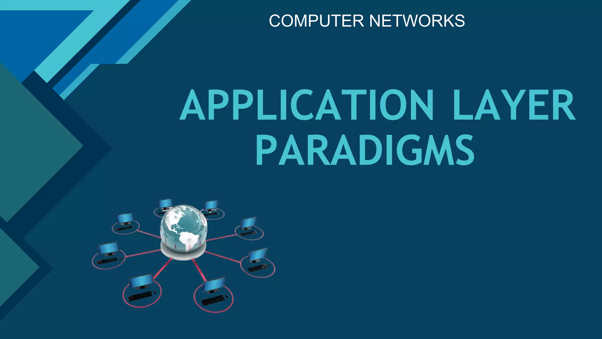 Cn application layer_paradigms | PDF