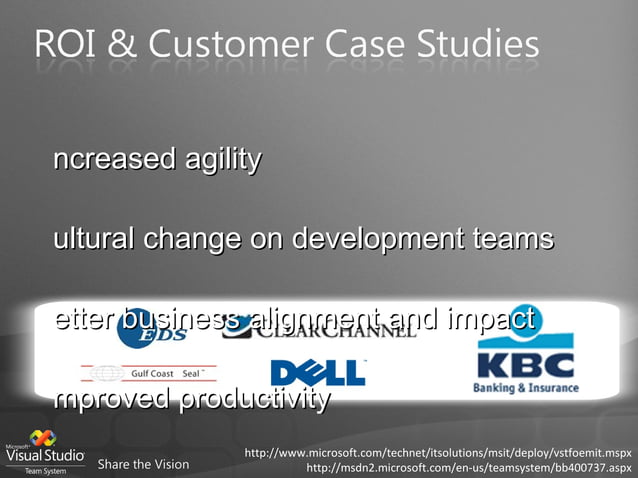 Application Lifecycle Management and Microsoft | PPT