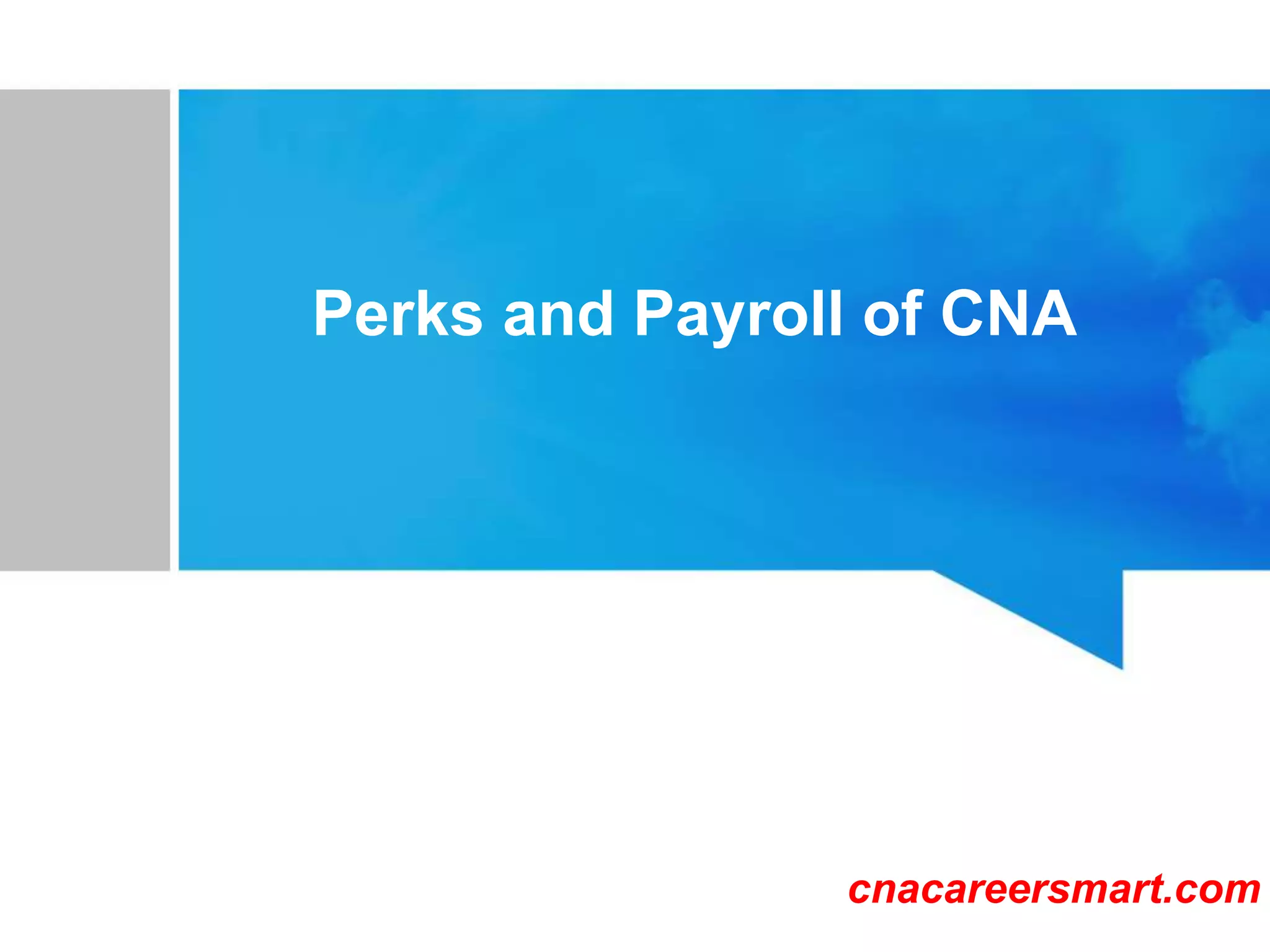 Certified Nursing Assistant (CNA) salary information | Payroll of CNA ...