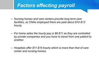 Certified Nursing Assistant (CNA) salary information | Payroll of CNA ...