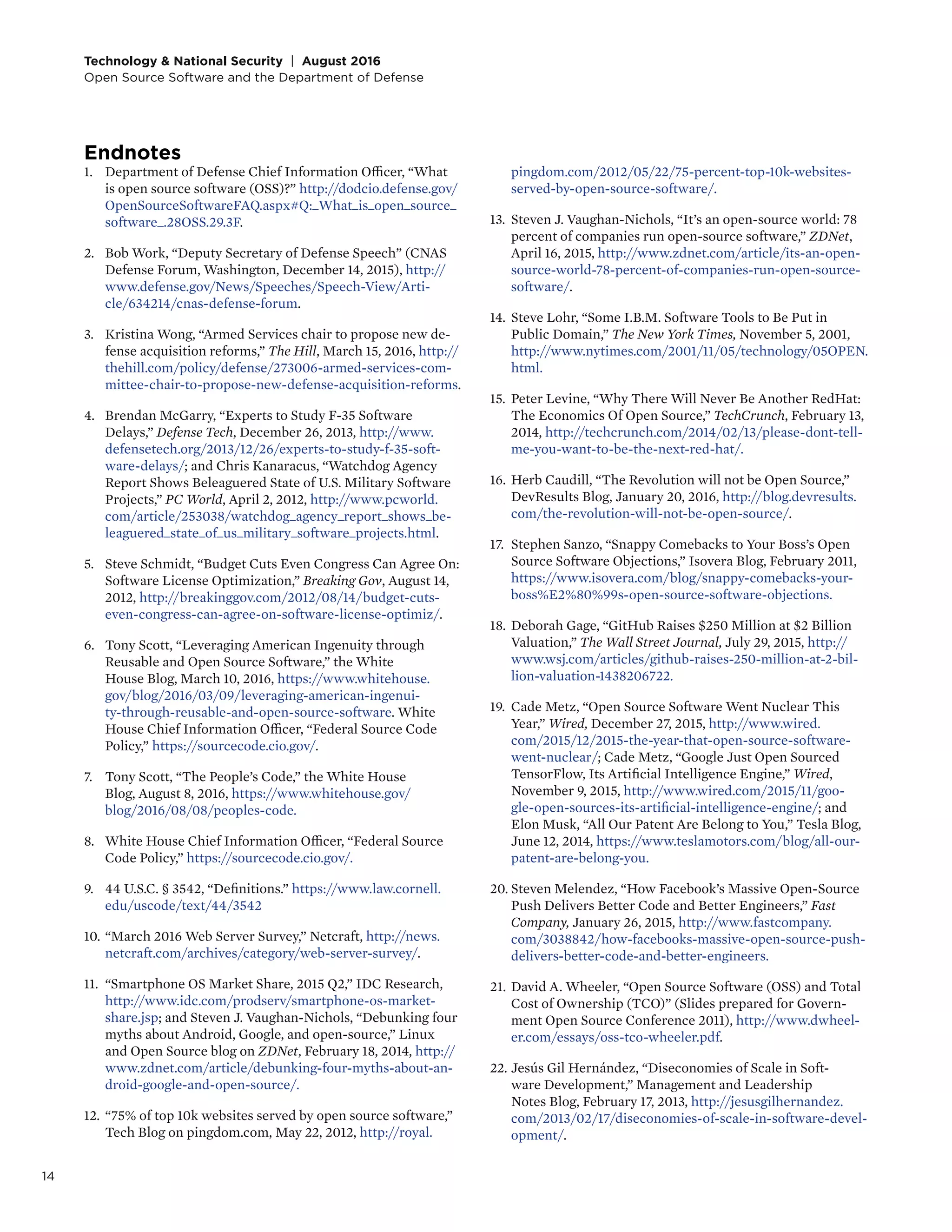 Cnas report open-sourcesoftware | PDF