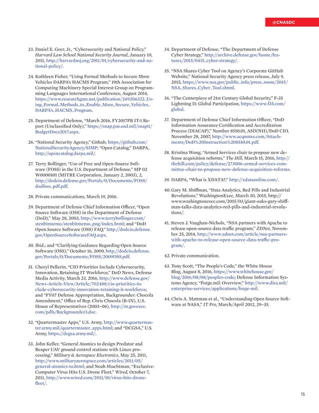 Cnas report open-sourcesoftware | PDF