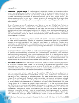Cnb comunicacion y lenguaje | PDF