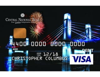 CNB Debit Card Images | PPT