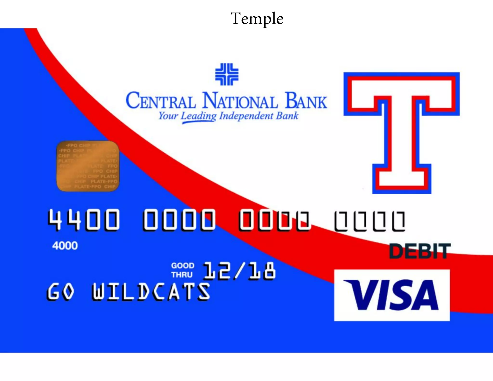 Central National Bank Debit Card Images | PDF