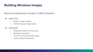 Enabling Cloud Native Buildpacks for Windows Containers | PPT