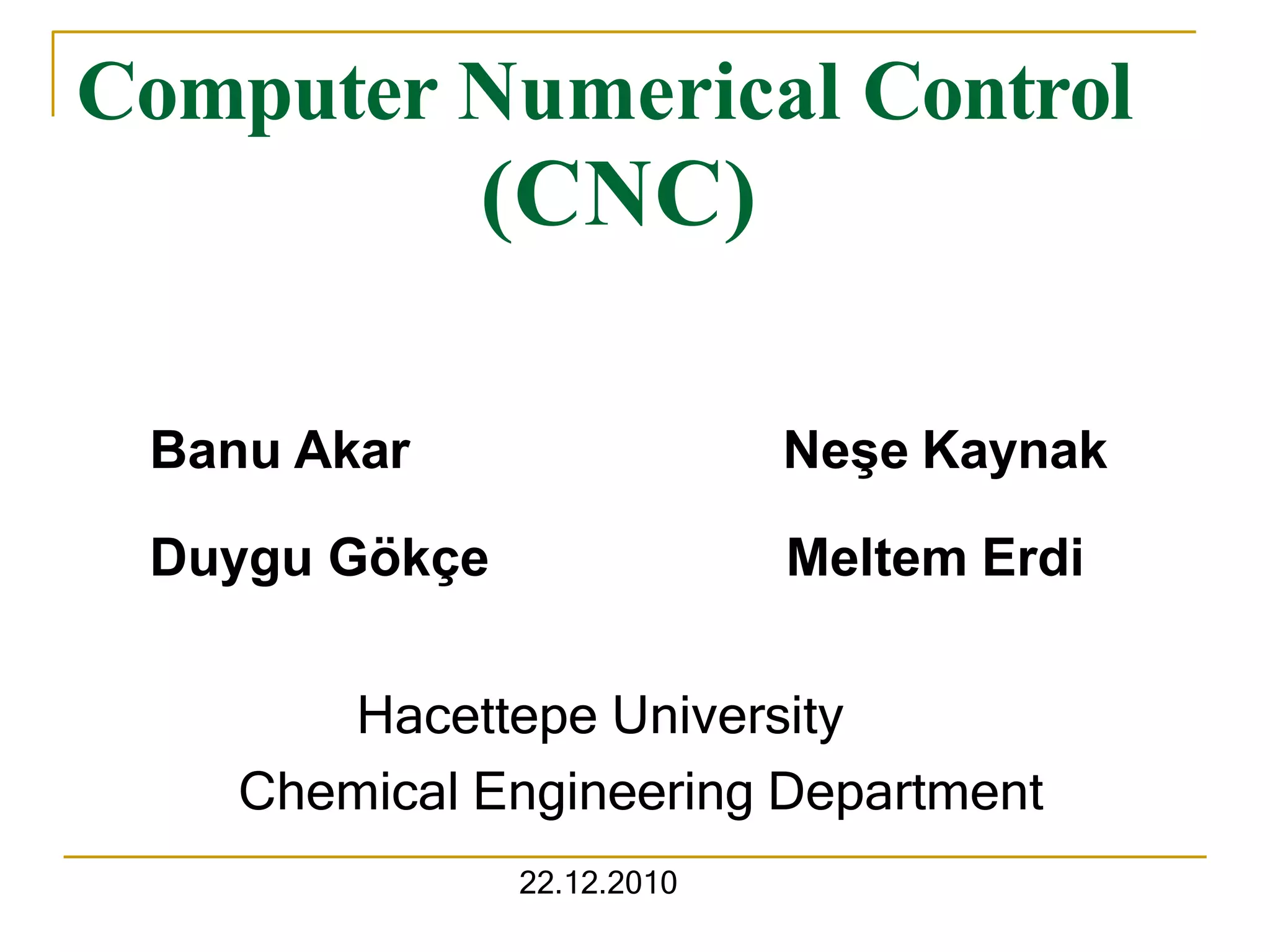 Cnc 2-0 | PPT