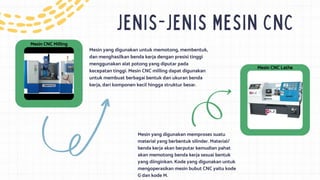Materi tentang Pengenalan dasar permesinan CNC | PDF