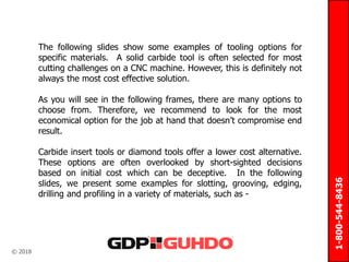 CNC-Tooling guide for CNC milling of metals | PDF