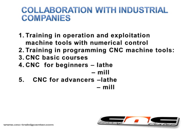 CNC Training Center | PPT