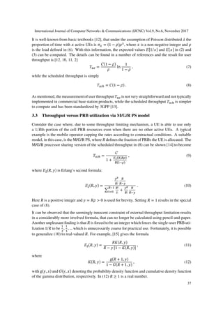 Analysis of LTE Radio Load and User Throughput | PDF